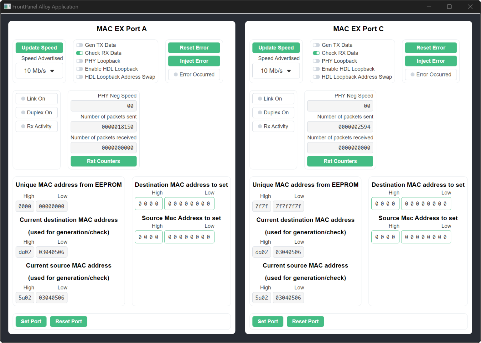 Example: Ethernet - Opal Kelly Documentation Portal